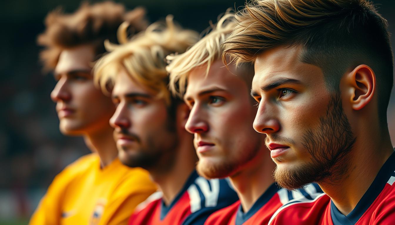 Elegantes Coole Fussball Frisuren Bild