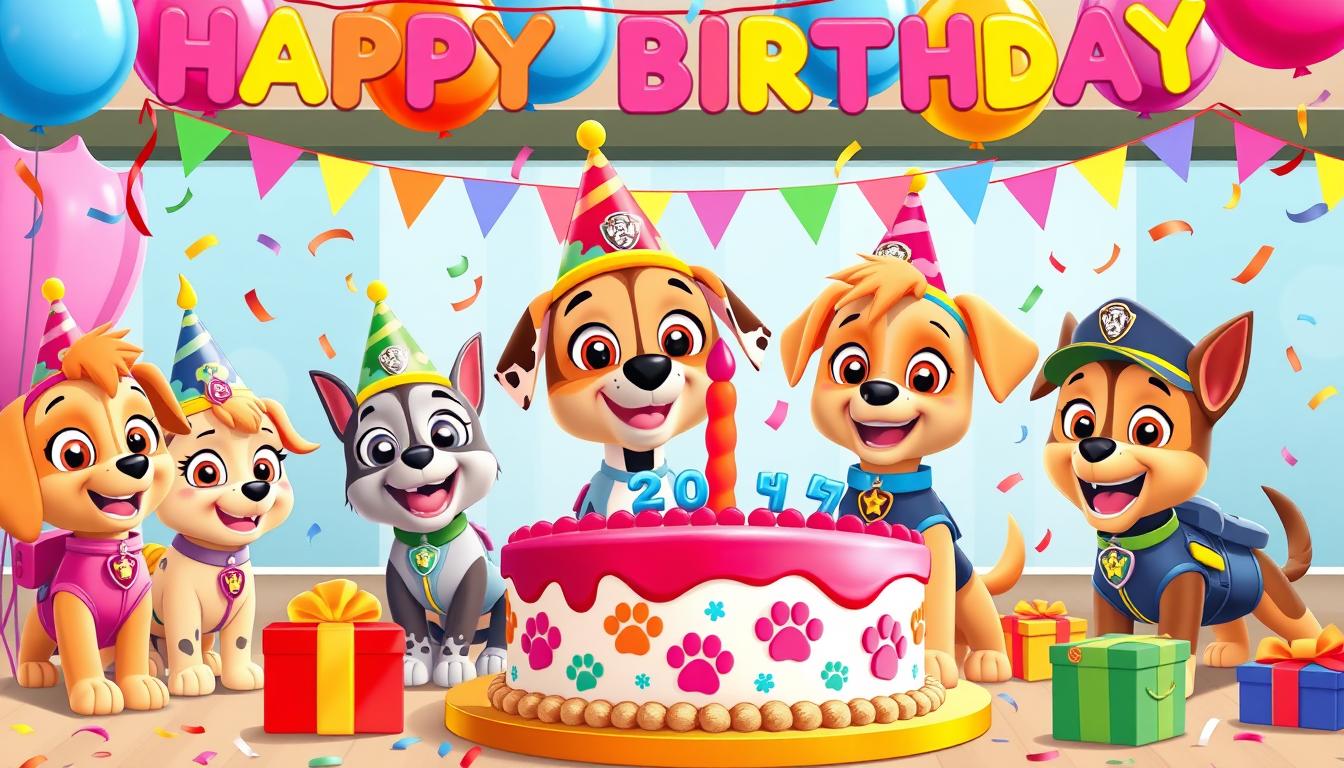 Geburtstag Paw Patrol Torte