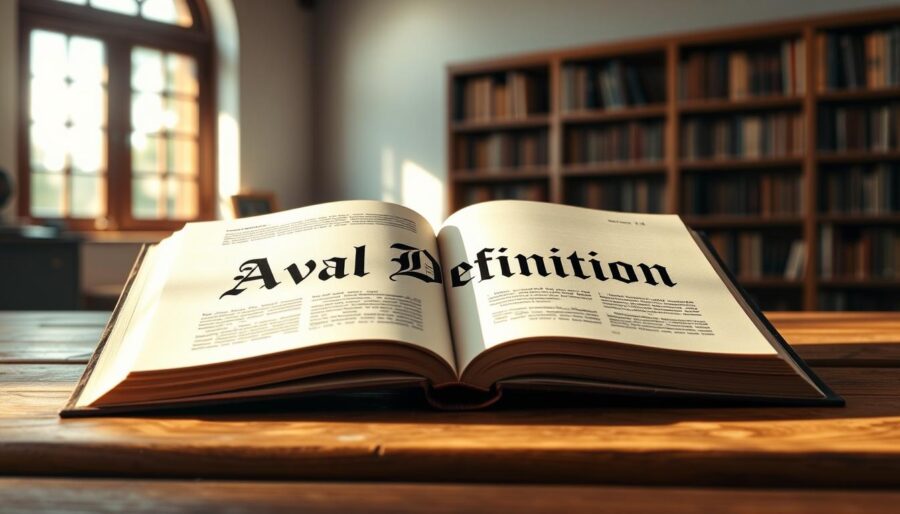 Aval Definition nach Duden: Geschichte und Beispiele